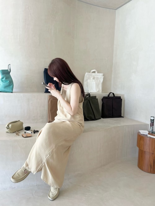 TOMOKA(LA PEAU DE GEM/led.tokyo/ooju/uneven)｜LA PEAU DE GEMのワンピースを使ったコーディネート - WEAR