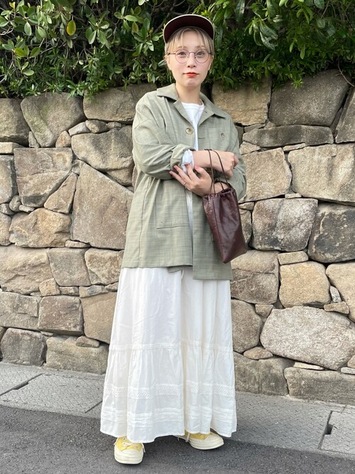 anri(l'atelier du savon atelier)｜fig Londonのカバーオールを使ったコーディネート - WEAR