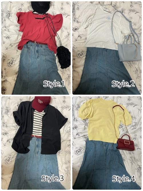 ANNA｜GUのデニムスカートを使ったコーディネート - WEAR