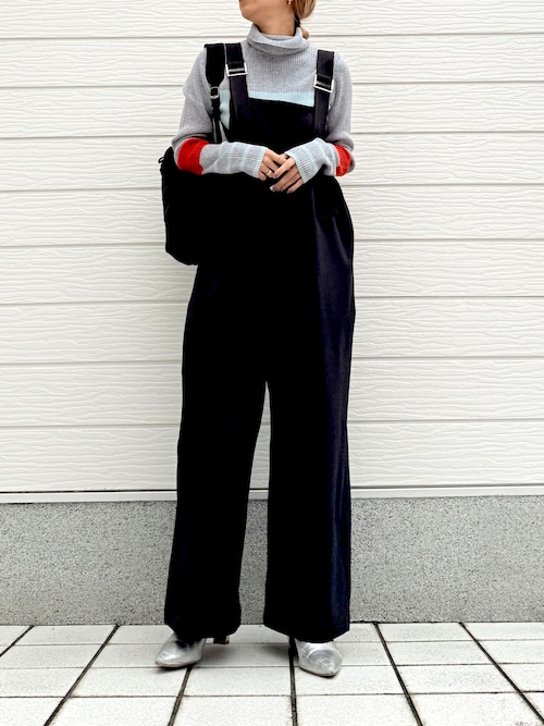 Qのオールインワン・サロペットを使ったコーディネート(ZOZOTOWN Yahoo!店) ｜ ネット通販：Yahoo!ショッピング