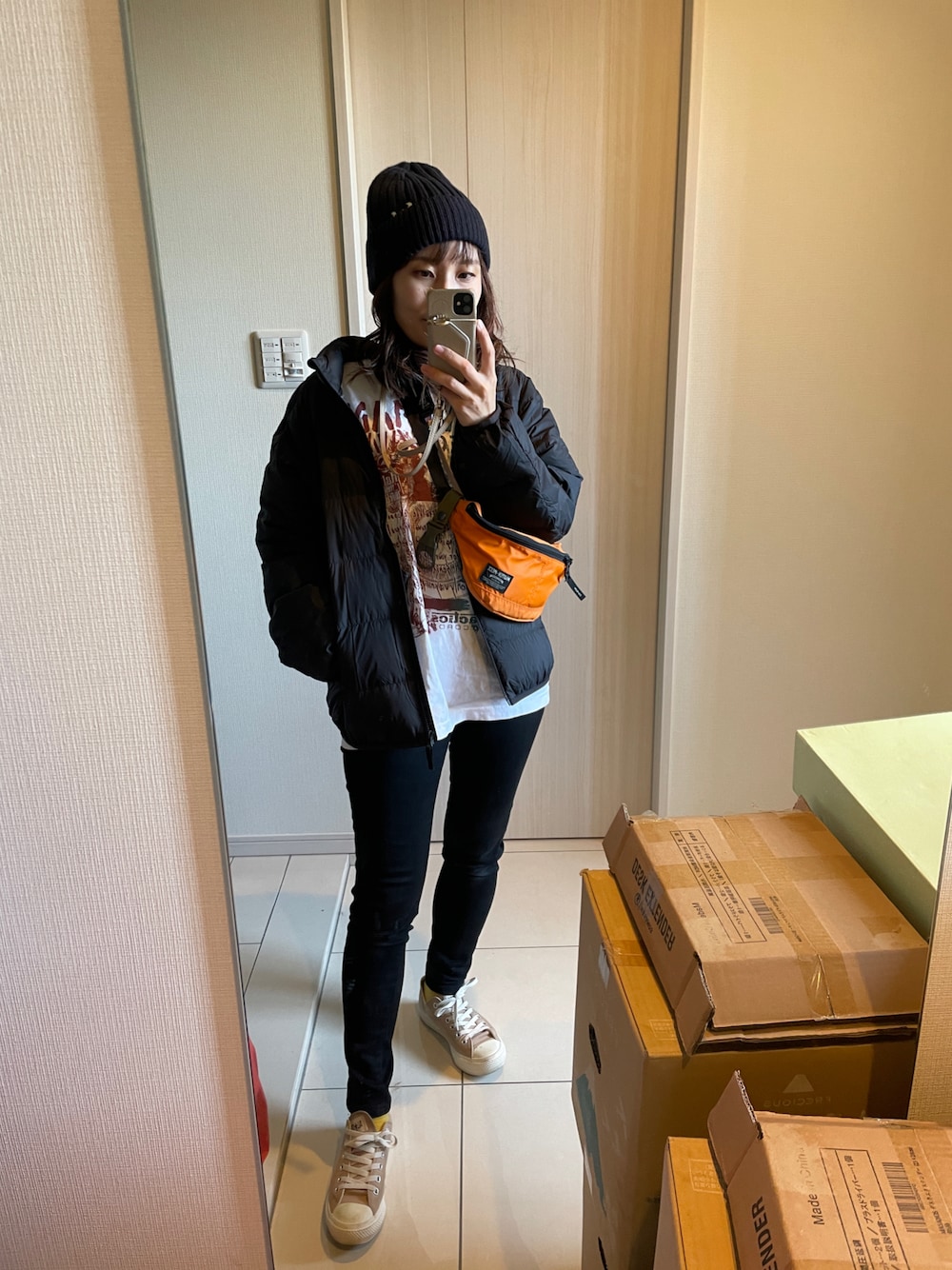 emico｜UNIQLOのニットキャップ/ビーニーを使ったコーディネート - WEAR