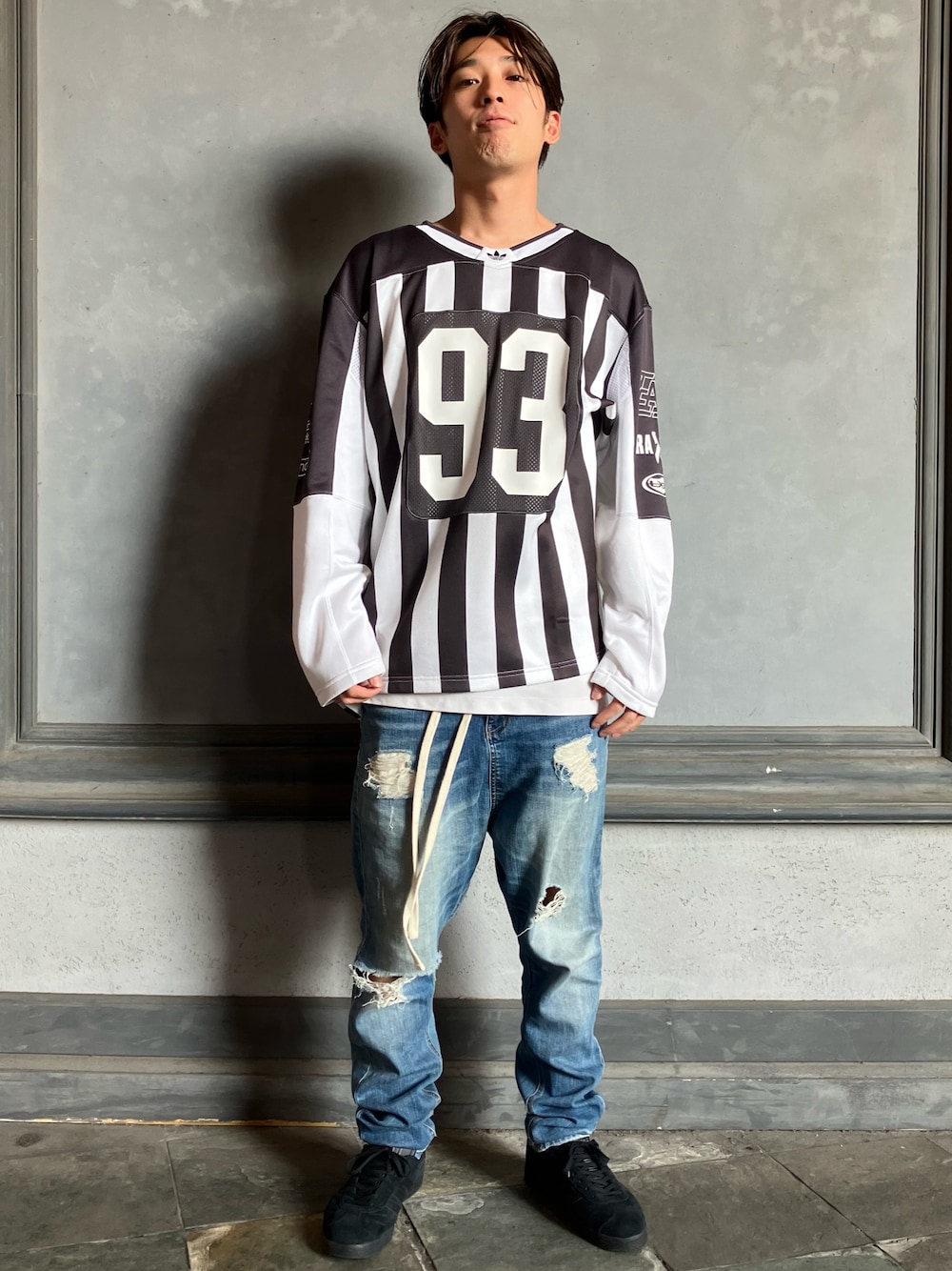 Adilenium シーズン 2 チーム '93長袖ジャージー、オリジナルス ガゼル [GAZELLE]のアディダスコーデ【アディダス公式】