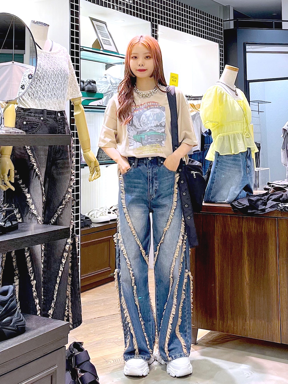 naachan(PAGEBOY岡山さんすて店)｜PAGEBOYのデニムパンツを使ったコーディネート - WEAR