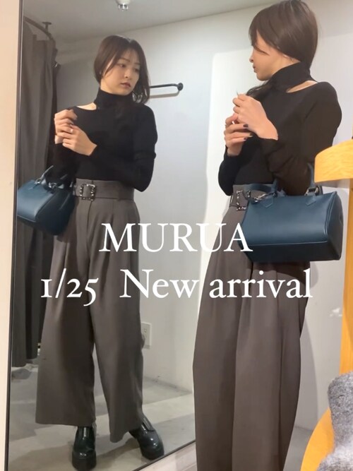 瀬川咲月(MURUA)｜MURUAのニット/セーターを使ったコーディネート - WEAR