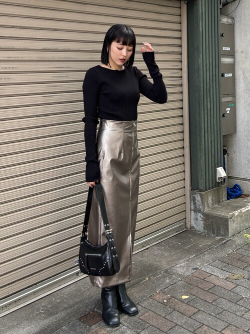 瀬川咲月(MURUA)｜MURUAのニット/セーターを使ったコーディネート - WEAR