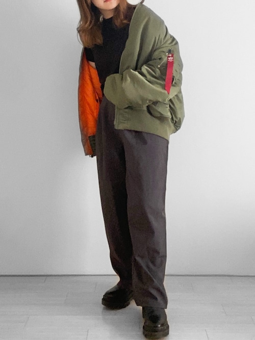 ぱ。さんのMA-1を使ったコーディネート - ZOZOTOWN