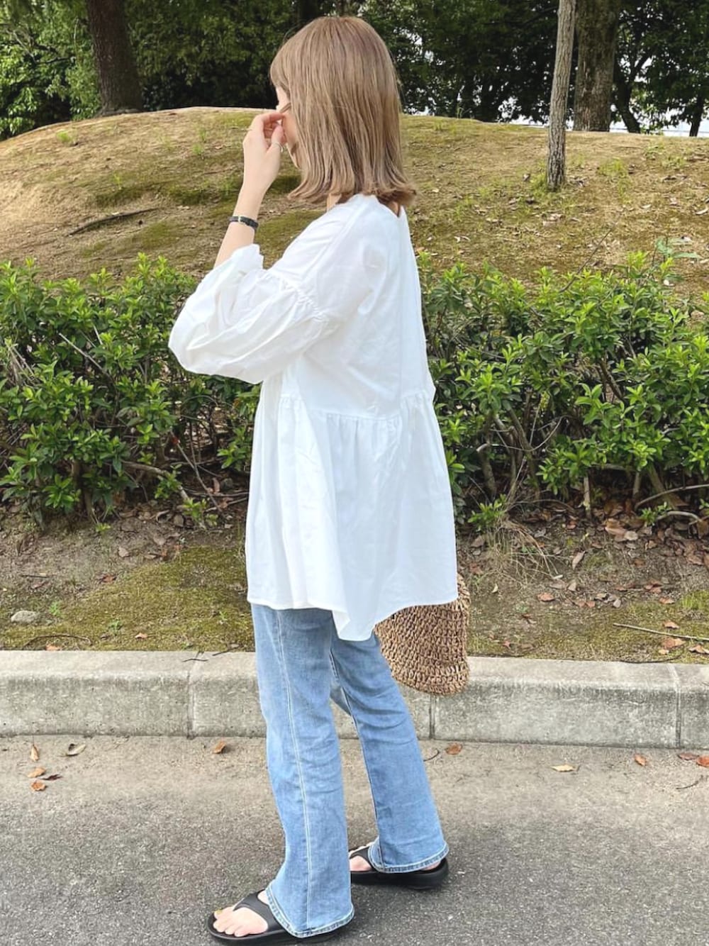 say｜GUのデニムパンツを使ったコーディネート - WEAR