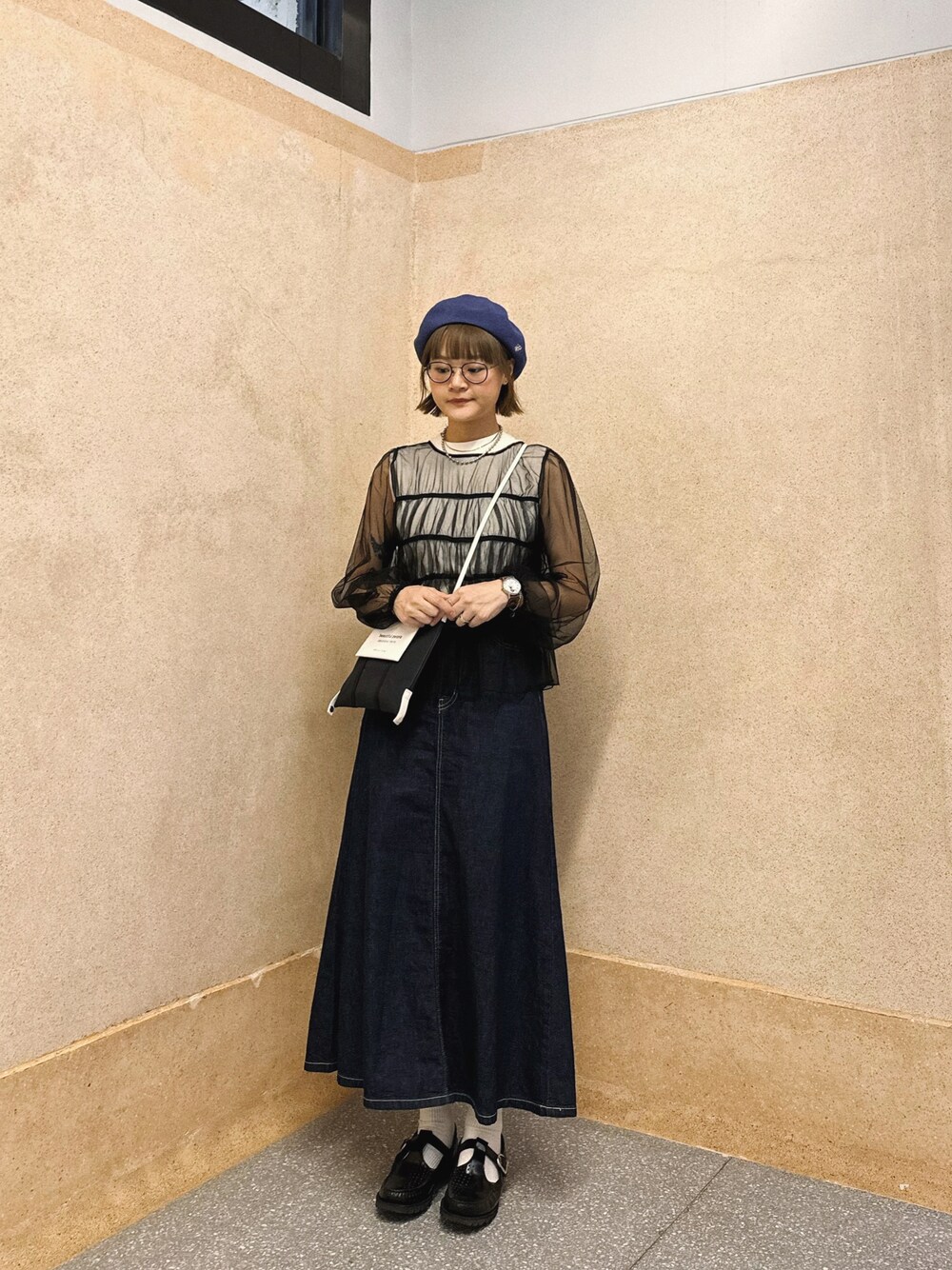 chu｜BEAMS BOYのデニムスカートを使ったコーディネート - WEAR