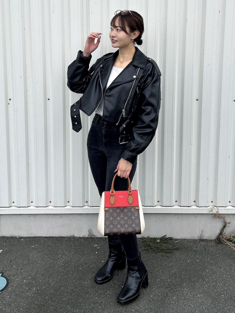 Airi｜ZARAのライダースジャケットを使ったコーディネート - WEAR