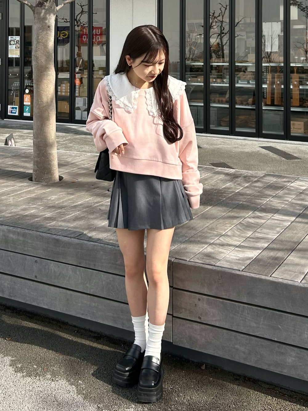 ami｜GRLのローファーを使ったコーディネート - WEAR