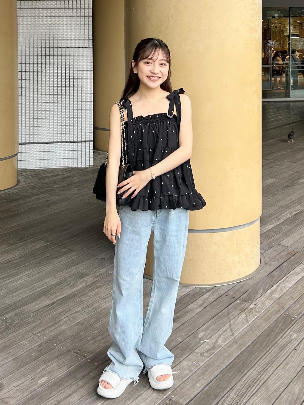 ami｜GRLのデニムパンツを使ったコーディネート - WEAR