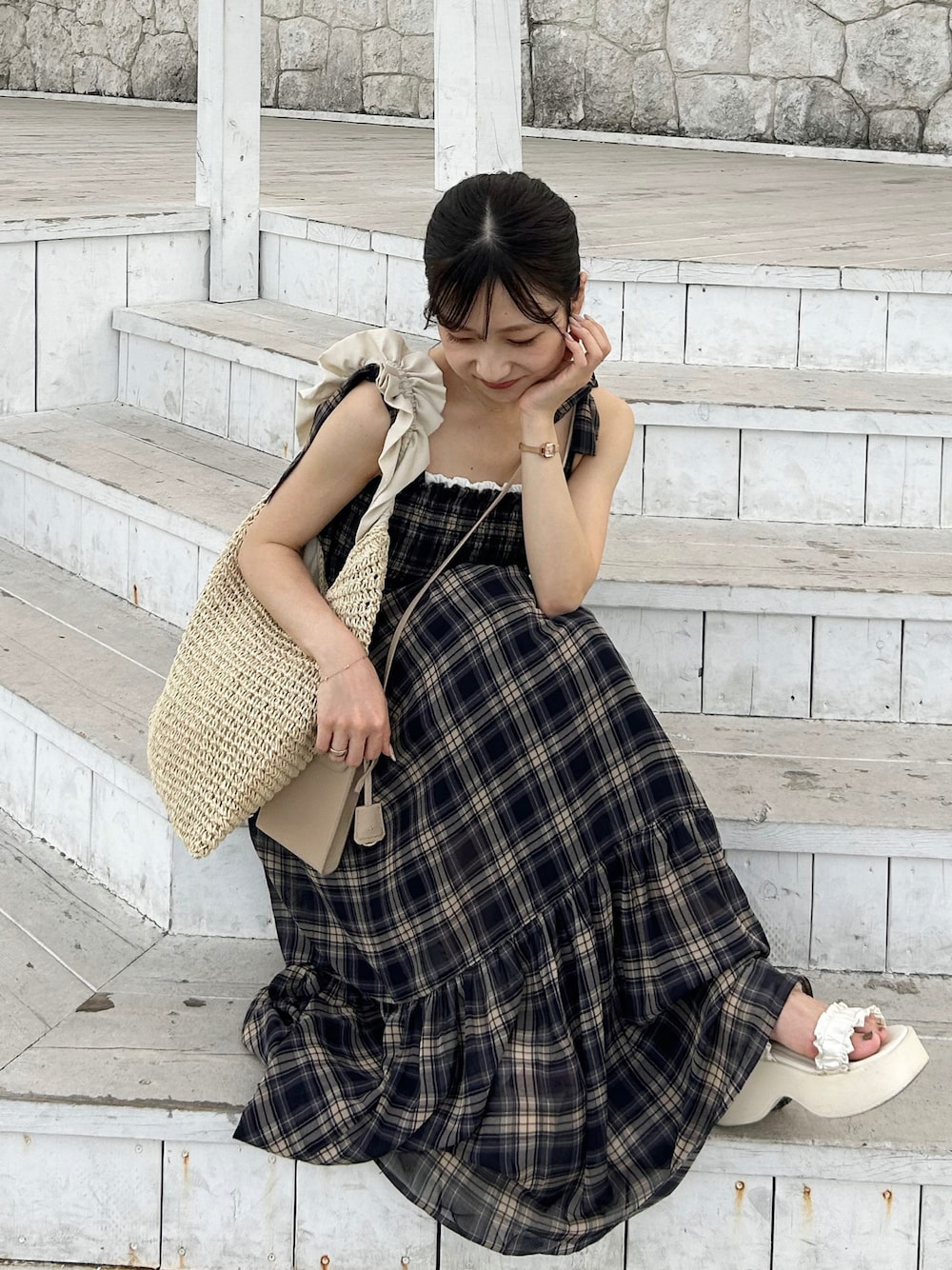 ami｜GRLのワンピースを使ったコーディネート - WEAR