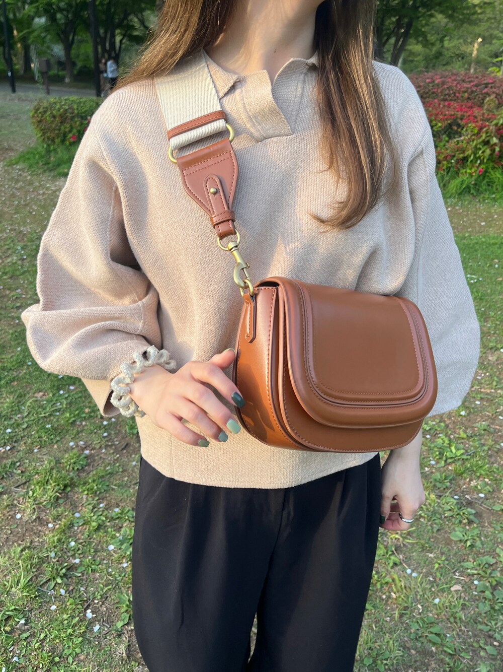 saki｜moi tyttoのポロシャツを使ったコーディネート - WEAR