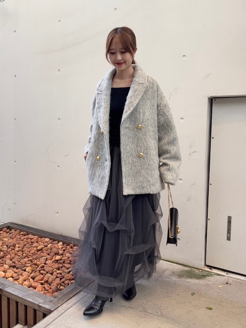 MIKI(Rouge vif la cle 本社スタッフ)｜EMMA ROUGE VIFのピーコートを使ったコーディネート - WEAR