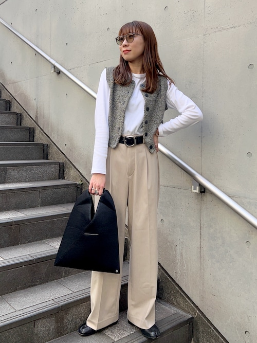 MINAEさんのベストを使ったコーディネート - ZOZOTOWN