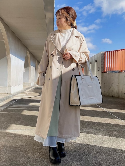 ol_izmm_｜OLIVE des OLIVEのトレンチコートを使ったコーディネート - WEAR