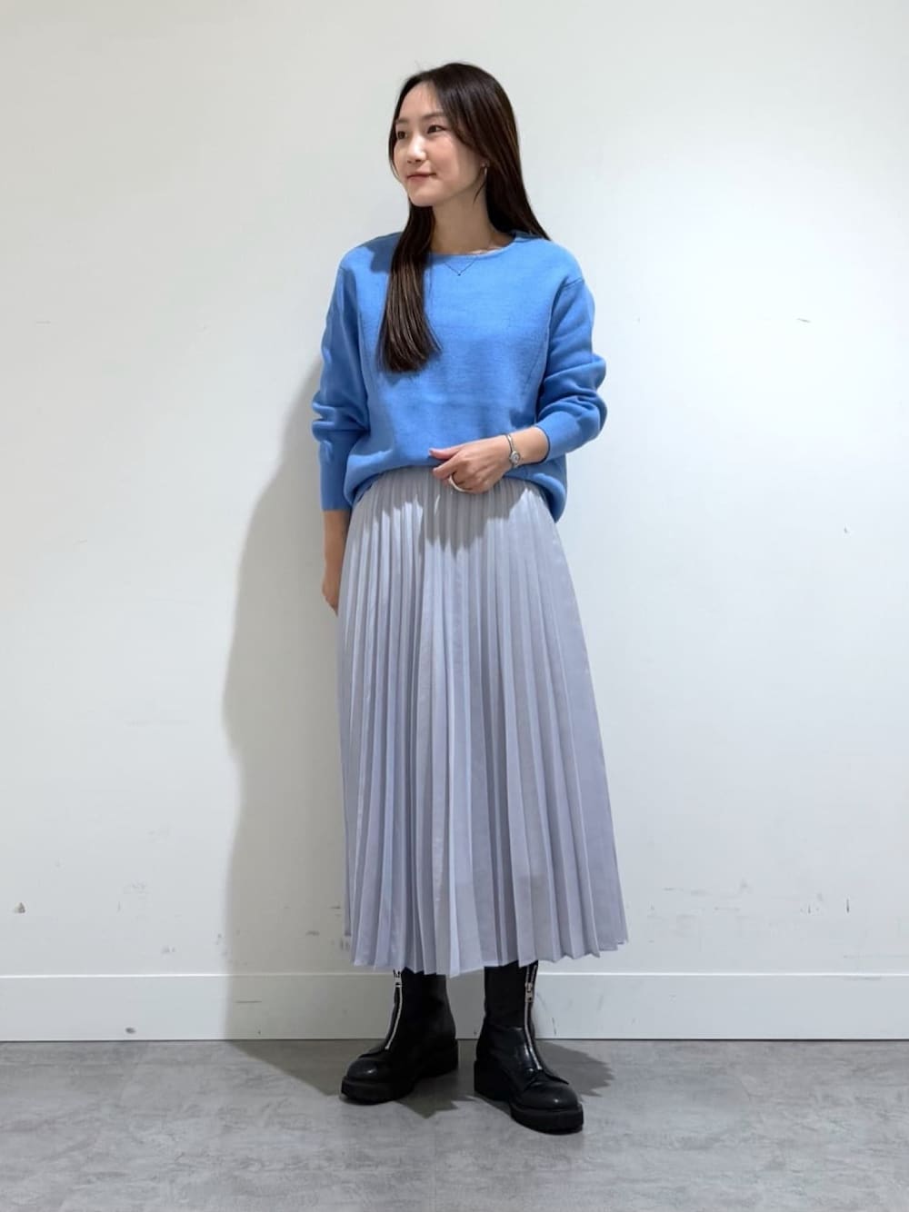 INDIVI(SHOP STAFF)(INDIVI OFFICIAL)｜INDIVIのニット/セーターを使ったコーディネート - WEAR