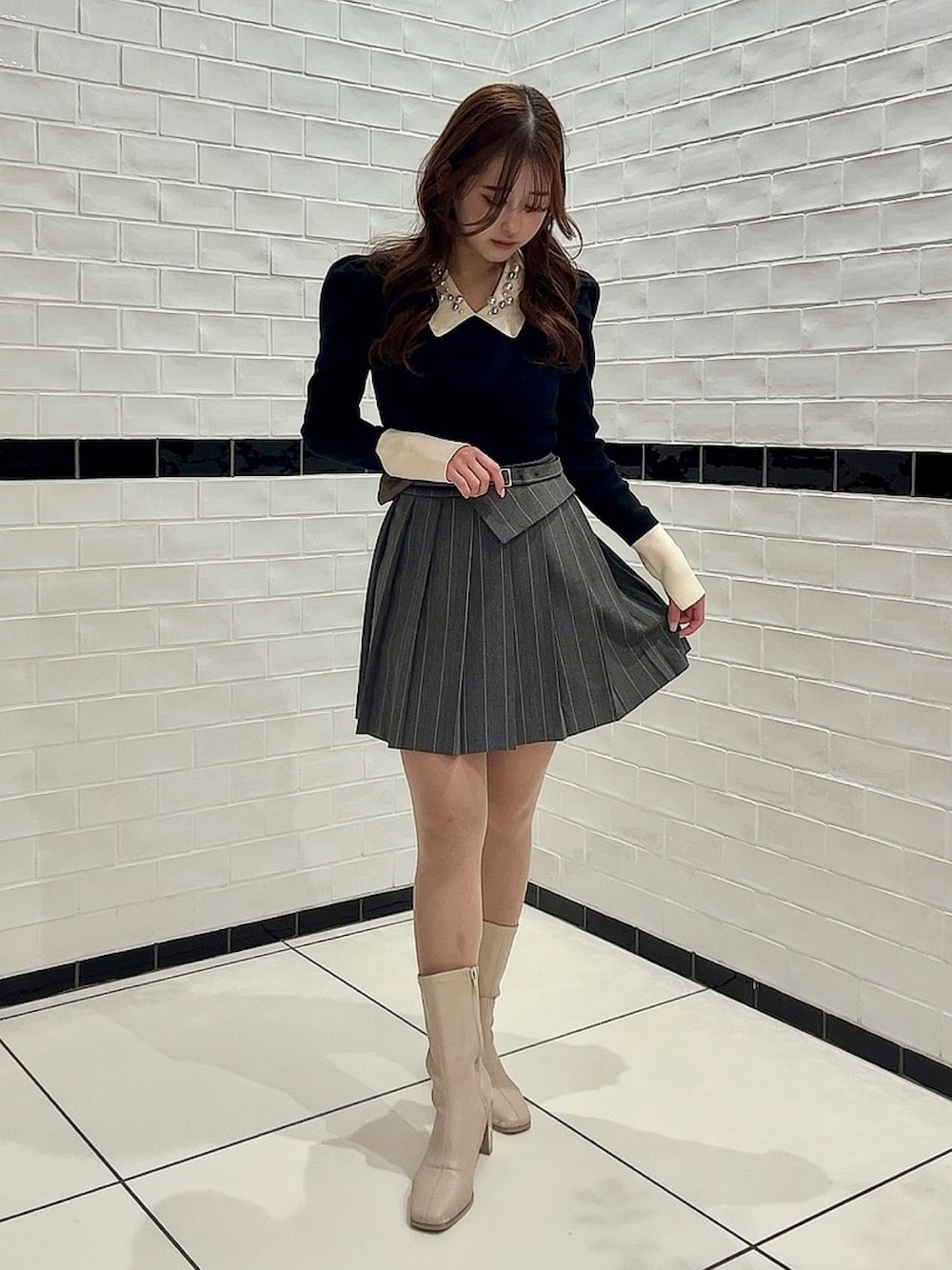 koharu kushige(dazzlin)｜dazzlinのニット/セーターを使ったコーディネート - WEAR