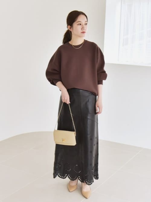 quaranciel: レザー ヒール パンプス（パンプス）｜quaranciel