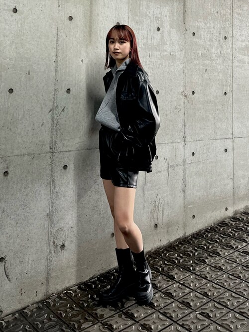 灰田亜美（EMODA）｜EMODAのブルゾンを使ったコーディネート - WEAR