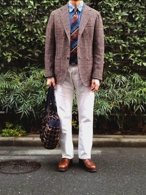 D・BLUE｜Alfonso Siricaのテーラードジャケットを使ったコーディネート - WEAR