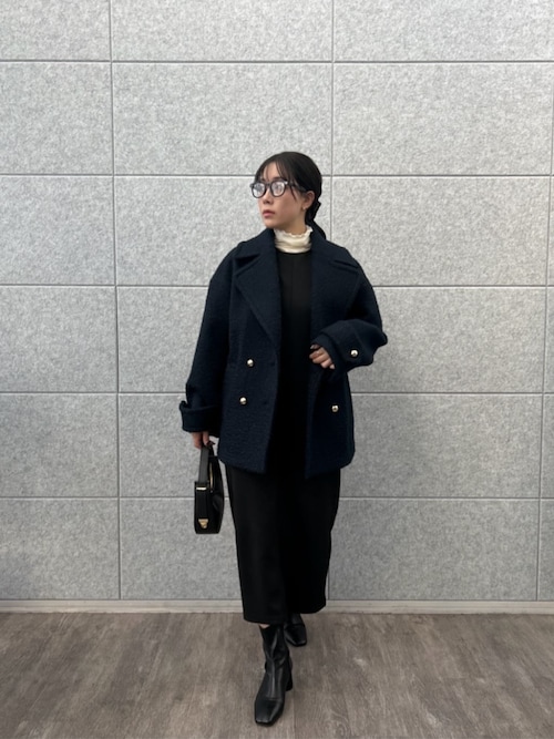 セール】ループメルトンPコート（ピーコート）｜cloenc（クロエンス