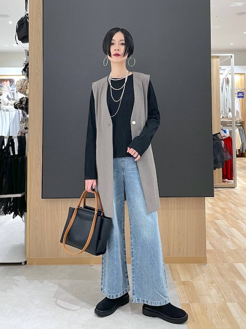 GLOBAL WORKのアクセサリーを使ったコーディネート(ZOZOTOWN Yahoo!店) ｜ ネット通販：Yahoo!ショッピング