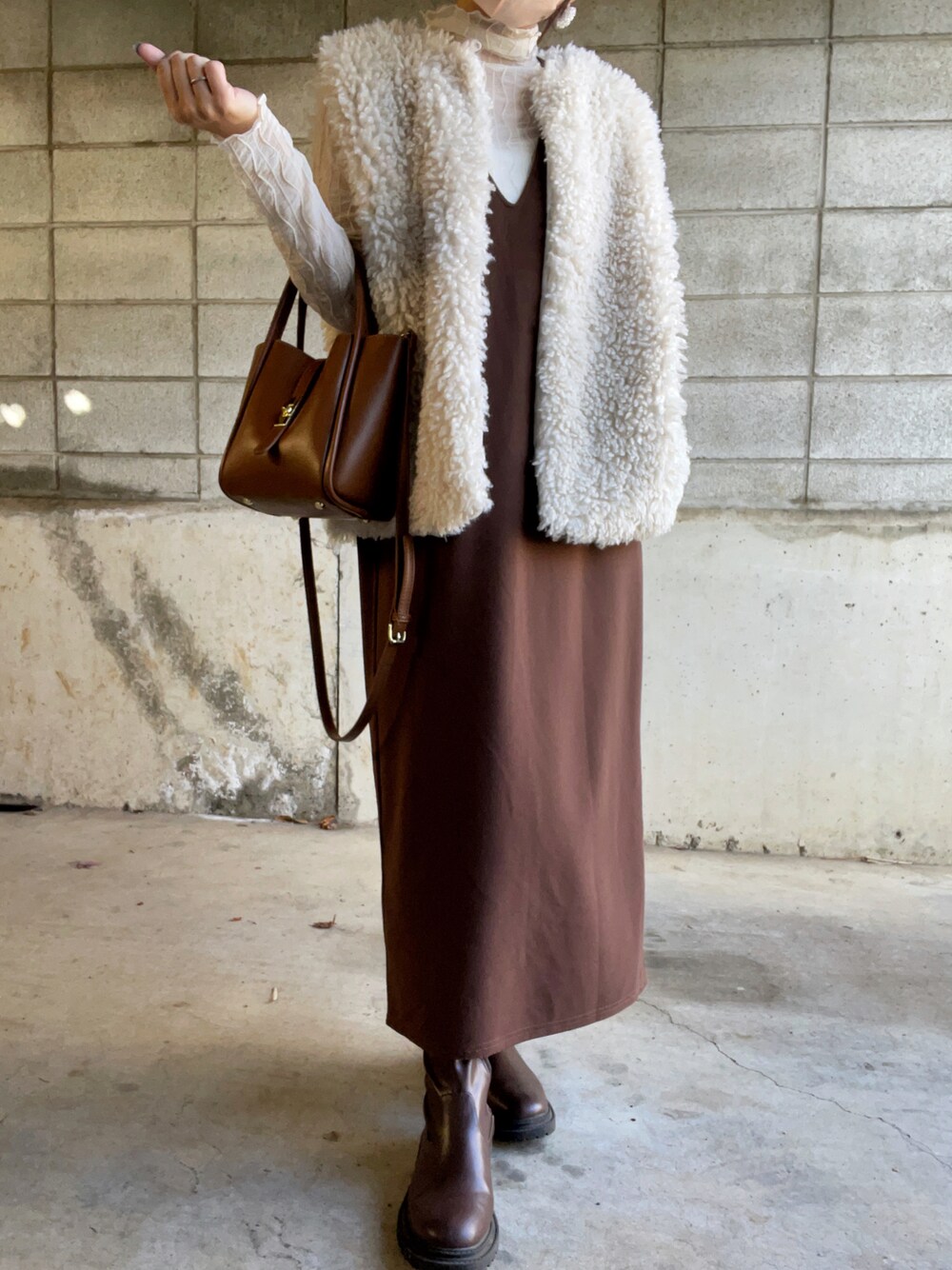 𝑛.｜GRLのベストを使ったコーディネート - WEAR