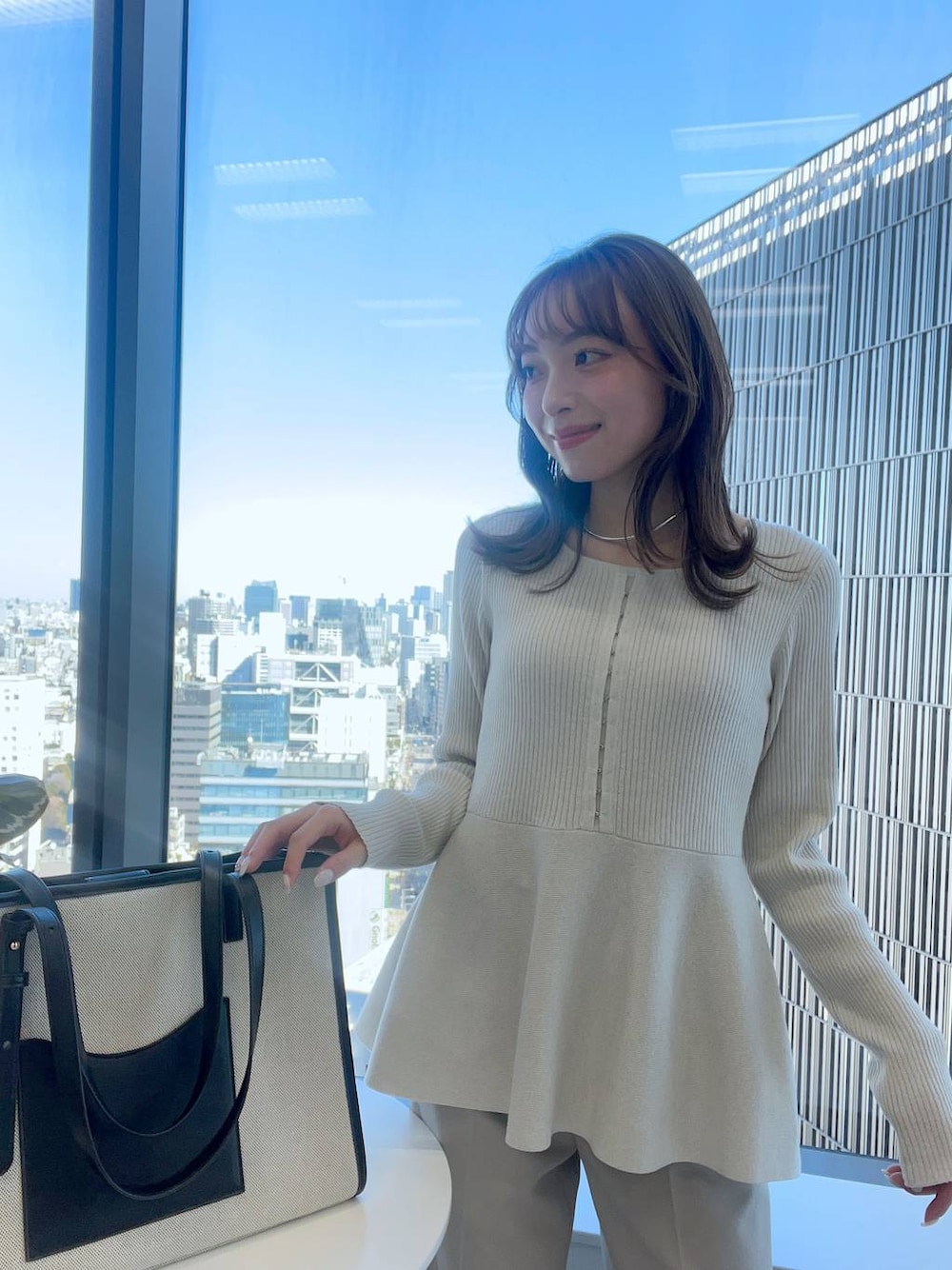 andemiu_miyu(Andemiu ルミネエスト)｜Andemiuのトートバッグを使ったコーディネート - WEAR