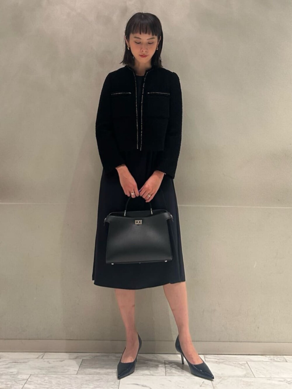 Kawamura_TOMORROWLAND(maison TOMORROWLAND 伊勢丹新宿店)｜BALLSEYのノーカラージャケットを使ったコーディネート - WEAR