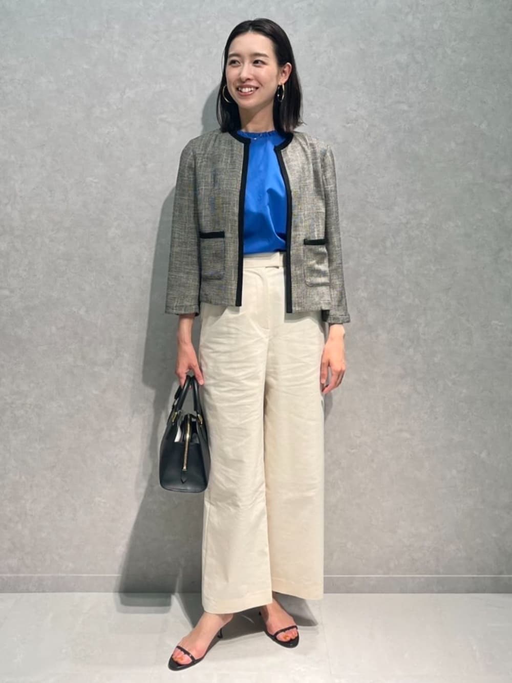 Ishii_TOMORROWLAND(TOMORROWLAND ルミネ北千住店)｜BALLSEYのノーカラージャケットを使ったコーディネート - WEAR