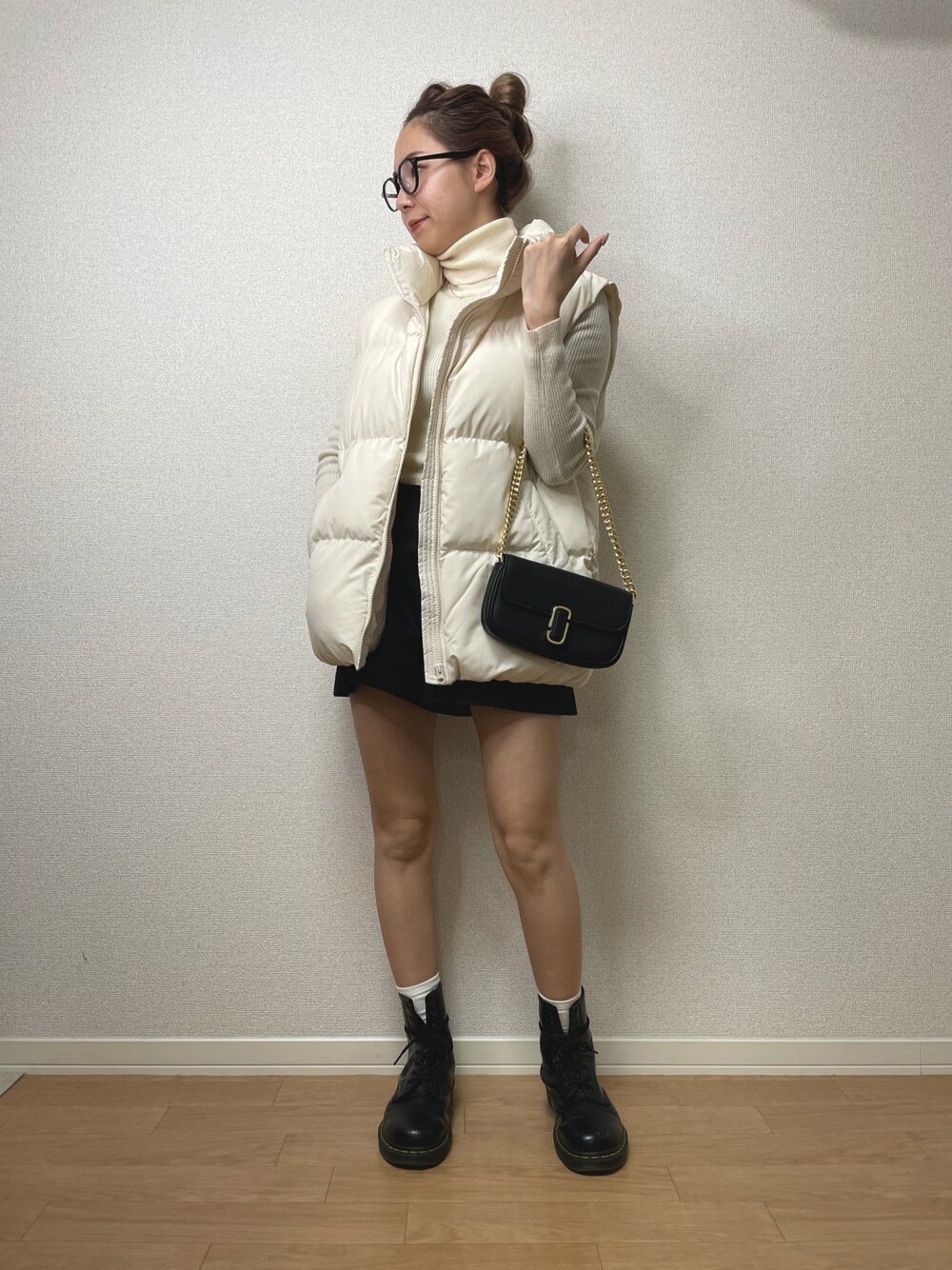 Momo｜GUのダウンベストを使ったコーディネート - WEAR