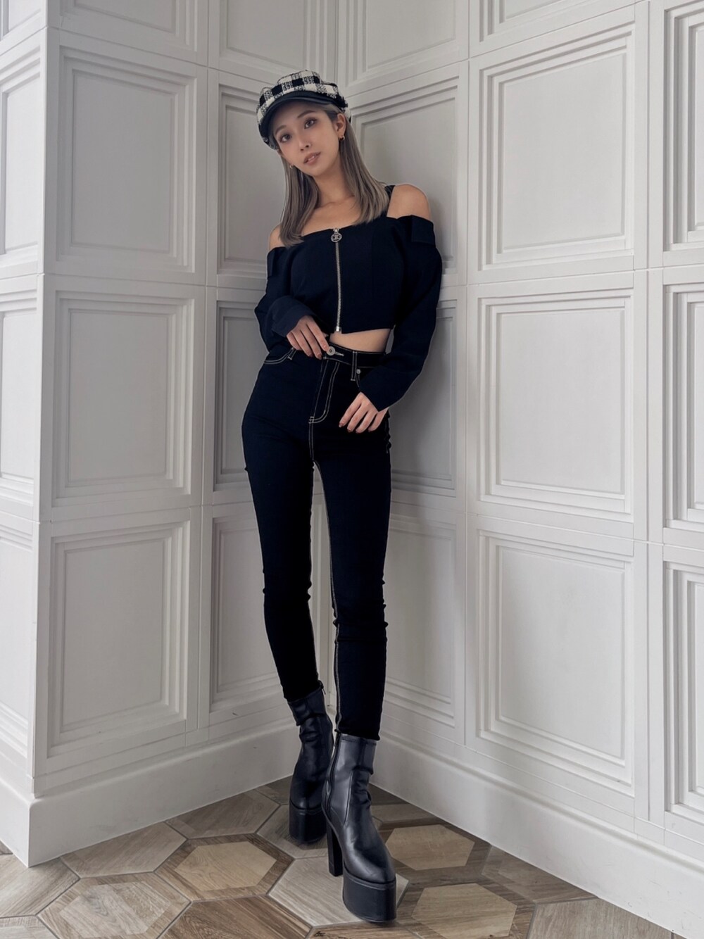 Misa(GYDA)｜GYDAのキャスケットを使ったコーディネート - WEAR