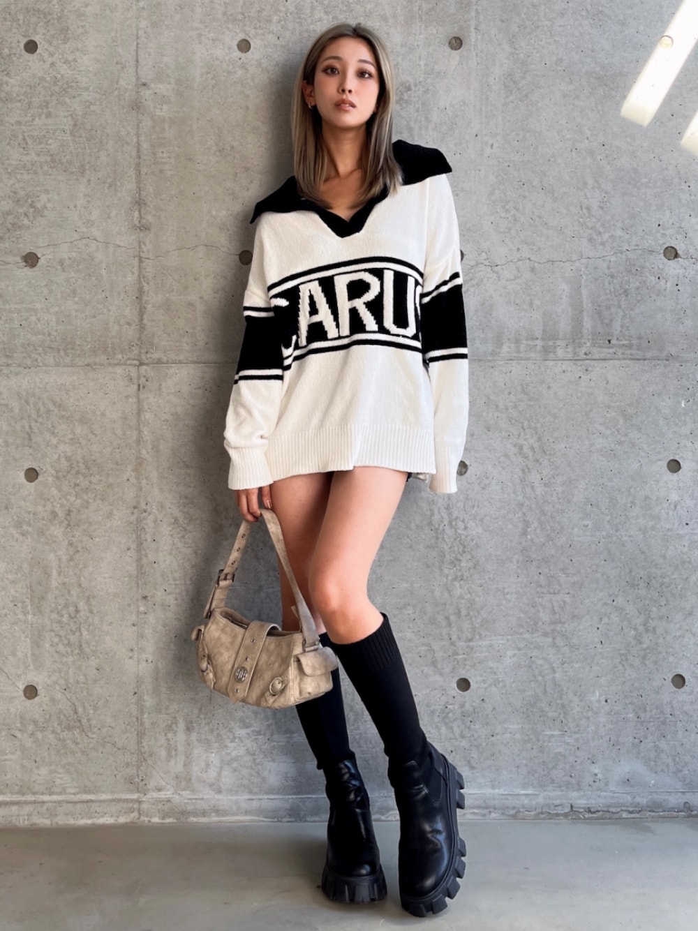 Misa(GYDA)｜GYDAのニット/セーターを使ったコーディネート - WEAR