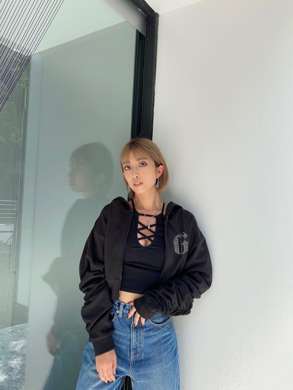 Misa(GYDA)｜GYDAのキャミソールを使ったコーディネート - WEAR