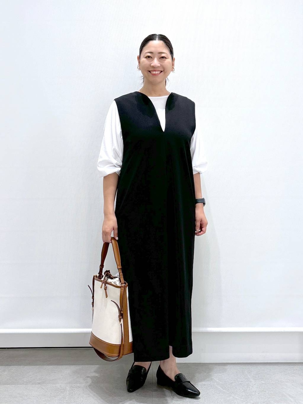 はつな(Elura ららぽーと堺)｜Eluraのジャンパースカートを使ったコーディネート - WEAR