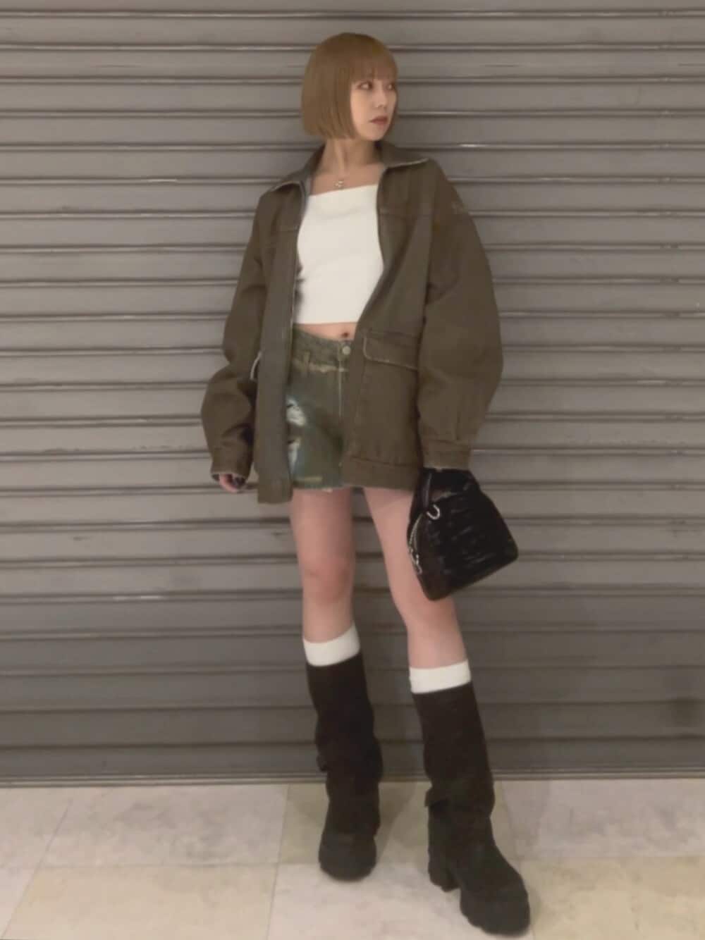 wakaba(EMODA)｜EMODAのブルゾンを使ったコーディネート - WEAR