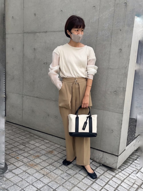 aya（ BIRTHDAY BAR 本部）｜cache cacheのトートバッグを使ったコーディネート - WEAR