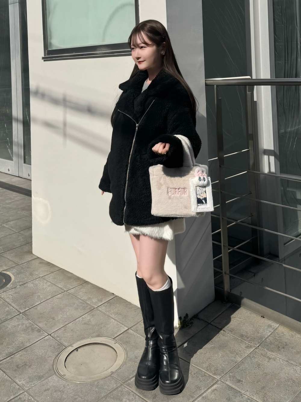 mayu ｜GRLのライダースジャケットを使ったコーディネート - WEAR