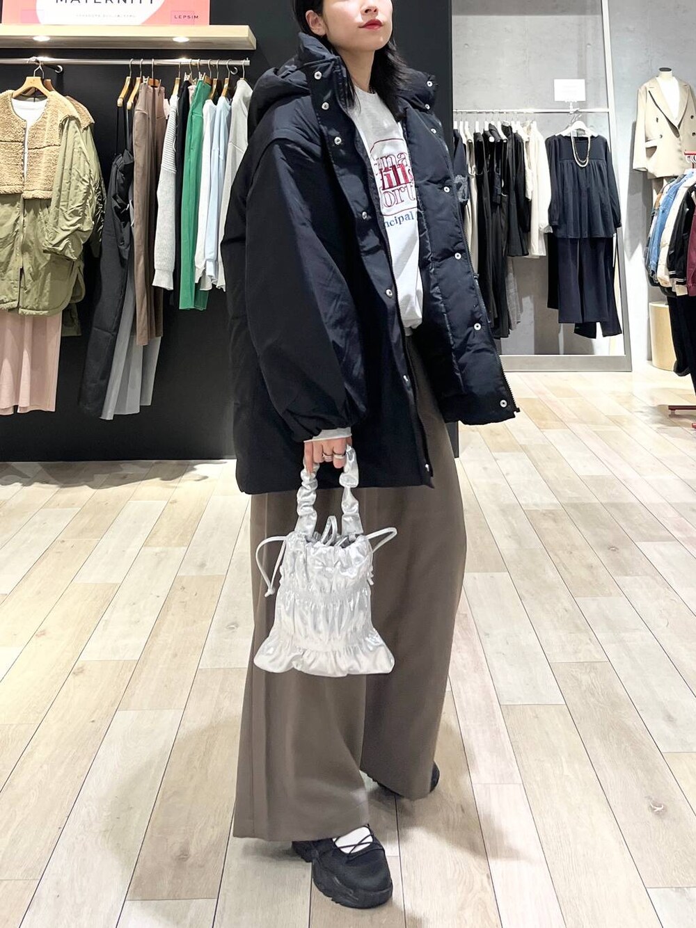 エムアイ(LEPSIMイオンモール大曲)｜LEPSIMのダウンジャケット/コートを使ったコーディネート - WEAR