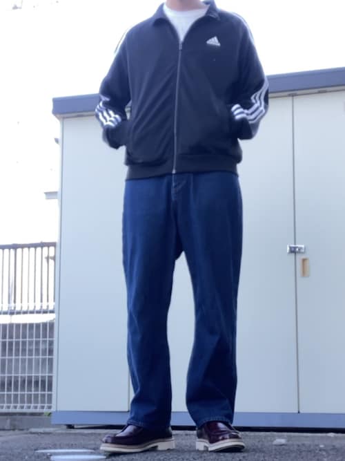 りょうすけ RYMS｜GLOBAL WORKのデニムパンツを使ったコーディネート - WEAR