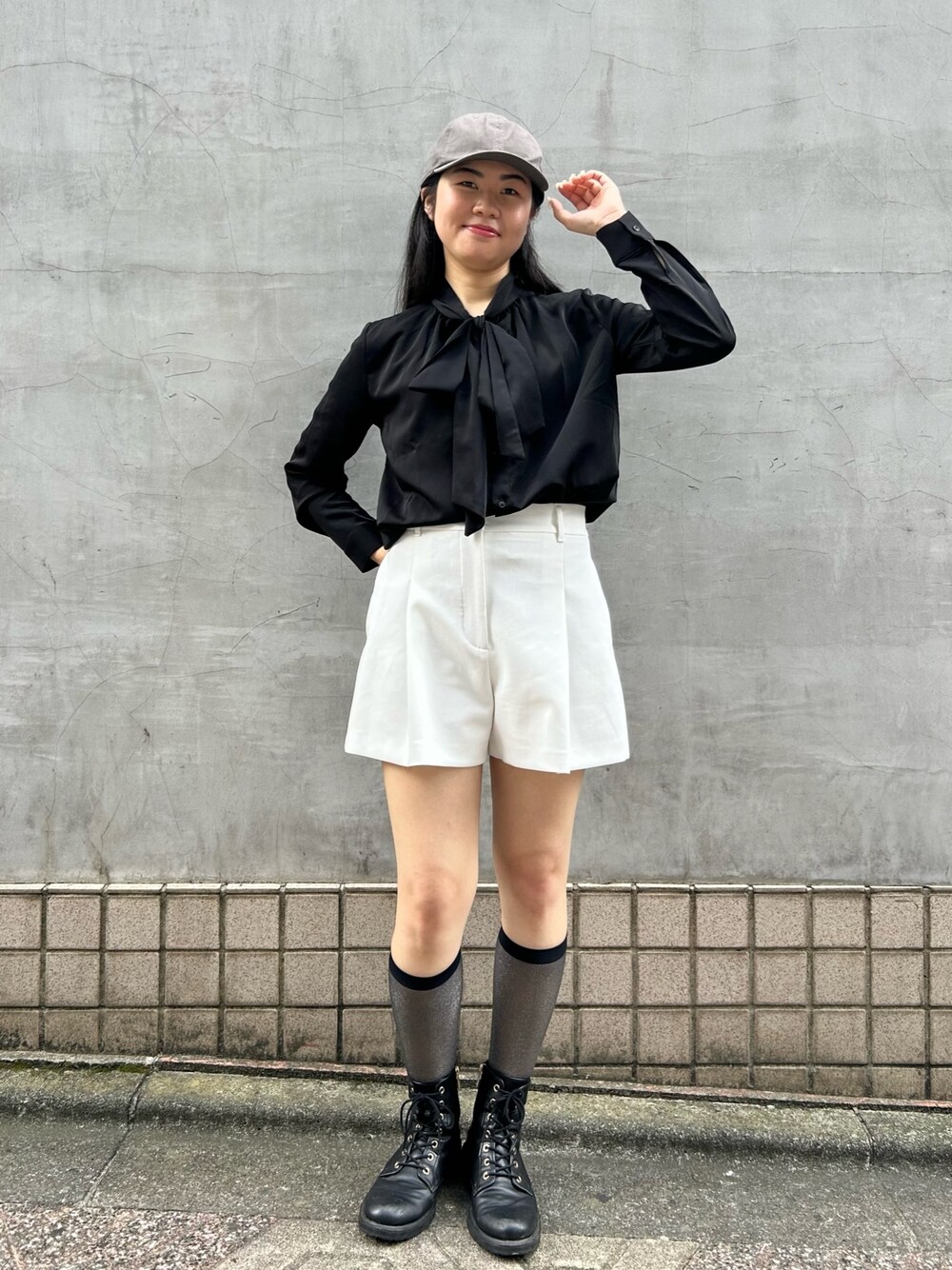 .*Shiori*.(OVERRIDE マークイズみなとみらい)｜ORNERTEのキャップを使ったコーディネート - WEAR