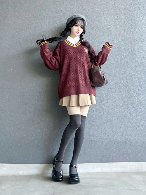 poyo｜GUのニット/セーターを使ったコーディネート - WEAR