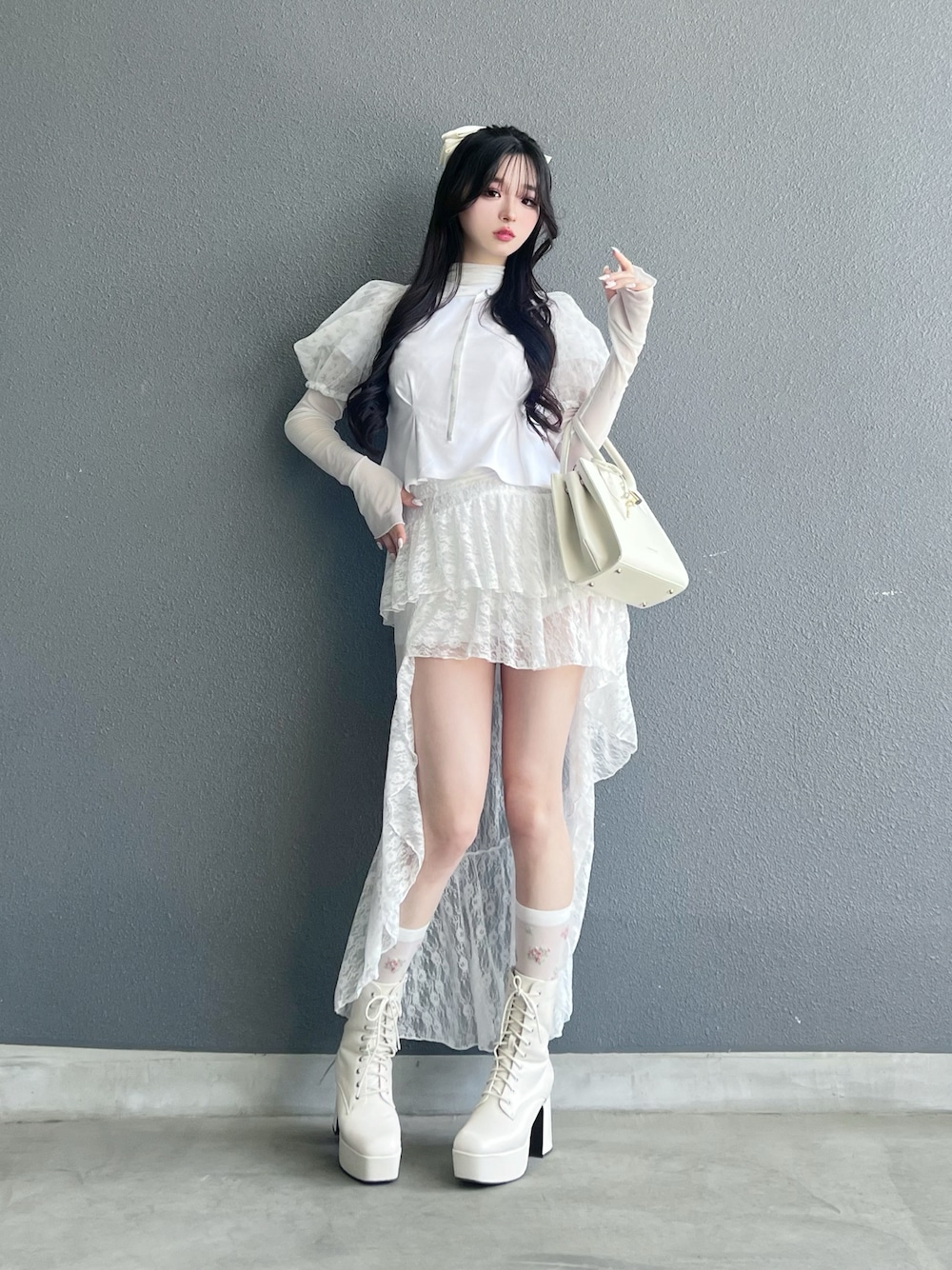 poyo｜GRLのスカートを使ったコーディネート - WEAR