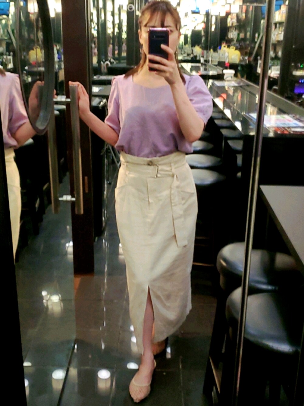 Yuriko Tsuneoka｜DHOLICのTシャツ/カットソーを使ったコーディネート - WEAR