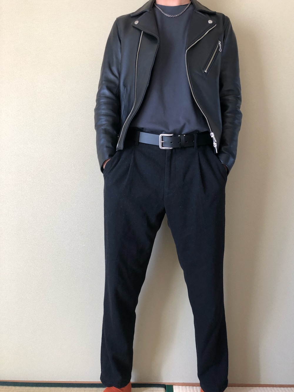 JMNJ｜RAGEBLUEのスラックスを使ったコーディネート - WEAR