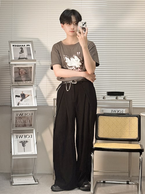 SHOTA｜selle glantのスラックスを使ったコーディネート - WEAR