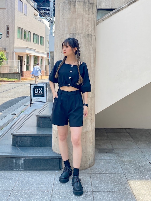 TSUBASA(ENVYM)｜ENVYMのつなぎ/オールインワンを使ったコーディネート - WEAR