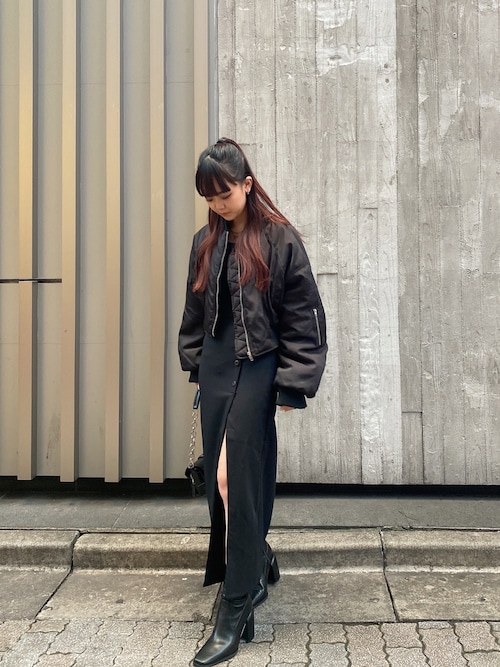 TSUBASA(ENVYM)｜ENVYMのMA-1を使ったコーディネート - WEAR