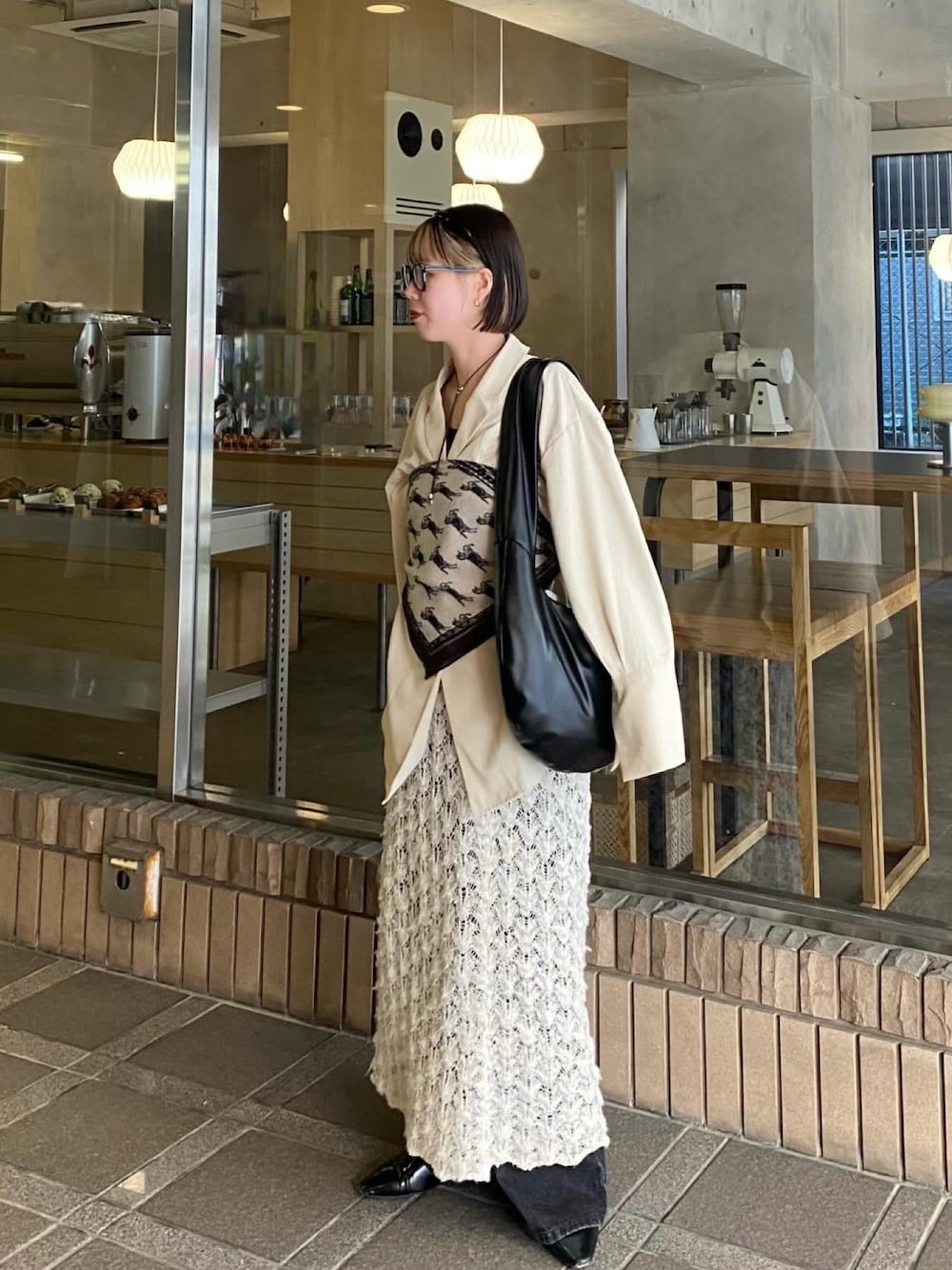 misaki(KBF 河原町OPA)｜KBFのバンダナ/スカーフを使ったコーディネート - WEAR